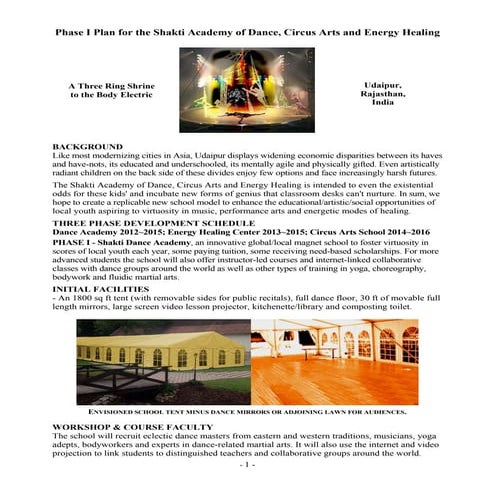 Shakti Dance Academy Overview | PDF