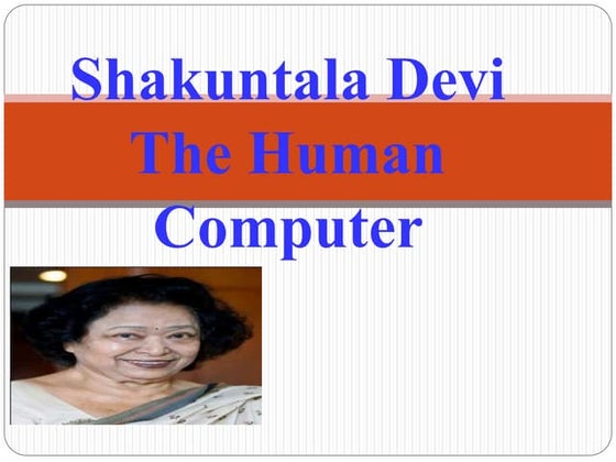 Shakuntala devi | PDF