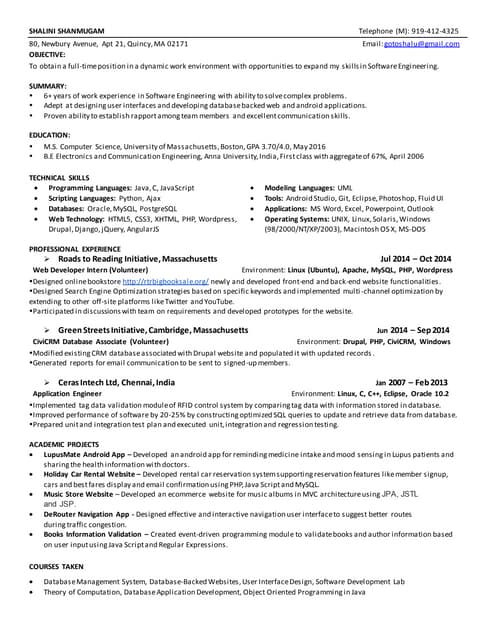 Parimal Resume | PDF