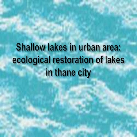 Shallow lakes | PPT