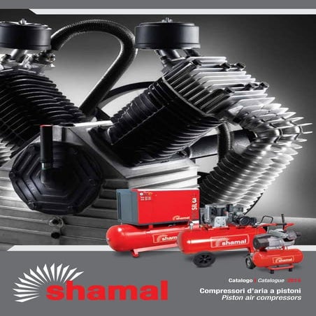 OUTICOM - Shamal - Catalogue des compresseurs à piston - 1.5-15 KW | PDF