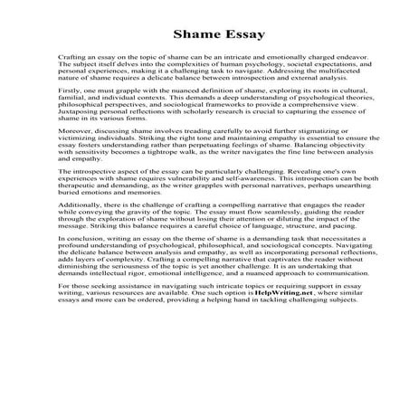 Shame Essay.pdf