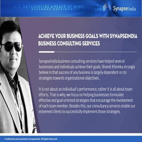 Shamit khemka - Grow business with SynapseIndia consulting services | PPT