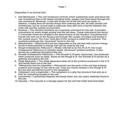 Cell Project Shamma fox | PDF