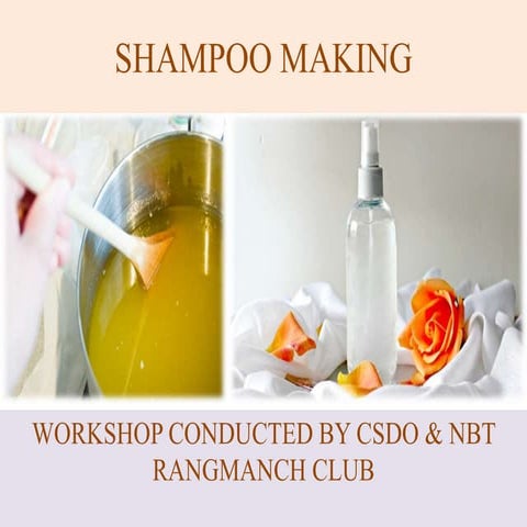 Shampoo making ppt | PPSX