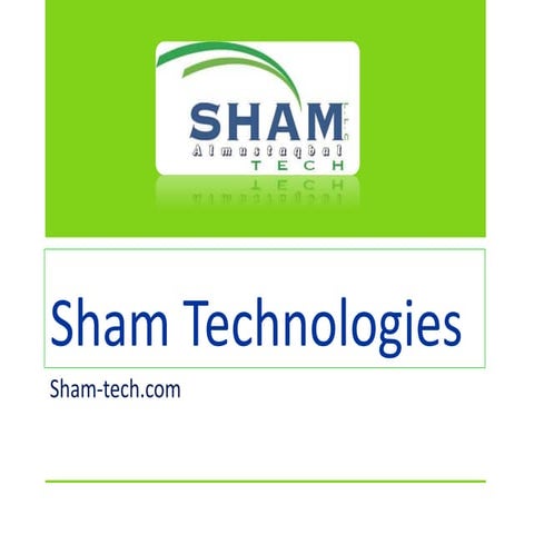 Ink & Toner Cartridges From Sham Technologies | PPT