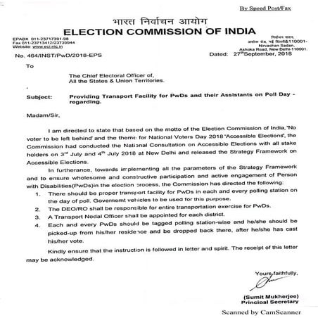 IDIA ELECTION - Assistance differentlt abled PwD to cast their vote ...