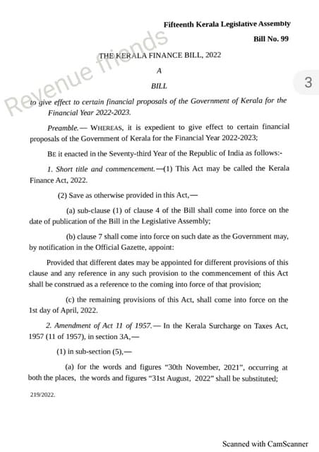 cash declaration register to be maintaine in Kerala government offices ...