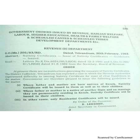 nativity certificate- | PDF