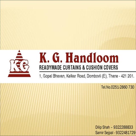 Decorative curtains | PPT