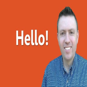Shane Hoey | UC Rockstar | Hello! | PPT