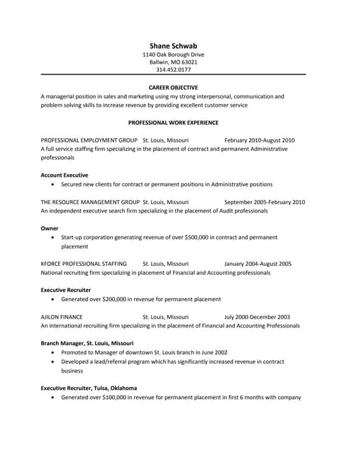 Jay Pittman Resume | PDF