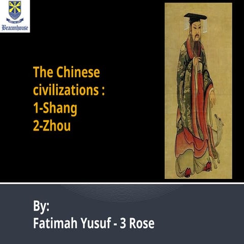 Contrast between Shang and Zhou Dynasties- pptx | PPTX | Arms ...