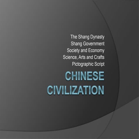 Chinese Civilization Shang dynasty | PPTX | Genealogy and Ancestry ...