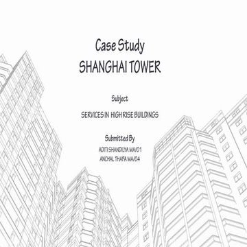 Building Services and Vertical Systems: A Case Study of the Shanghai Tower | PDF