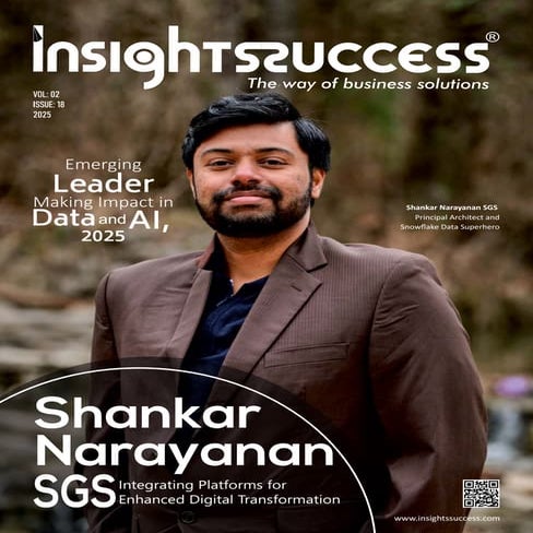 Shankar Narayanan SGS - Emerging Leader Making Impact in Data and AI ...