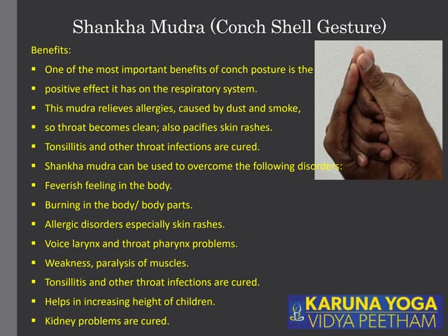 Shankha Mudra Conch Shell Gesturepppt