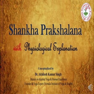 Shankha prakshalana with physiological explanation | PDF
