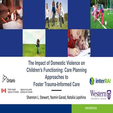 ISPCAN Jamaica 2018 - The Impact of Domestic Violence on Children's ...