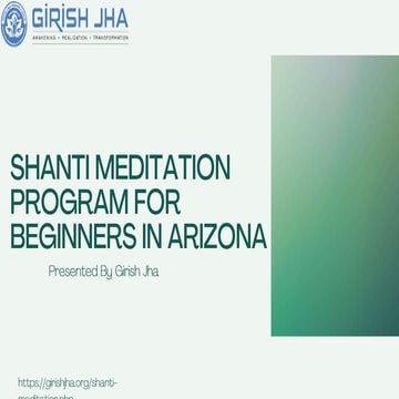 Shanti Meditation Program for Beginners in Arizona.pptx