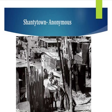 Shantytown anonymous | PPTX