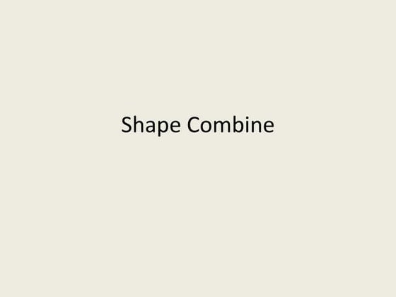 Combining shapes in PowerPoint 2010 and 13 | PPTX | Technology & Computing