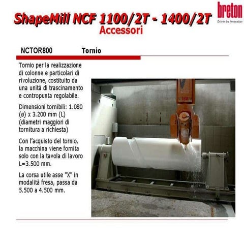 Shape Mill NCF 1100/2T - Accessori | PPT