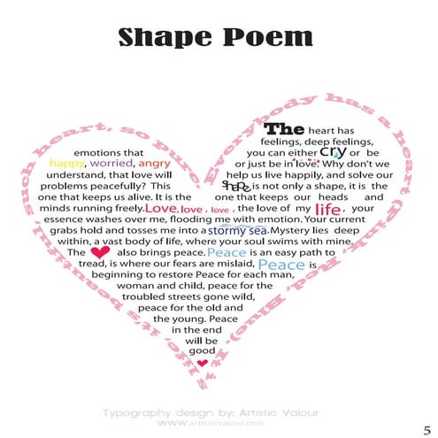 Shape poem | PDF