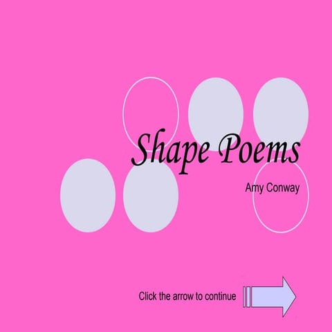 Shape poems (1) | PPT