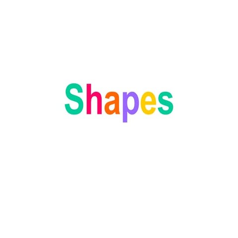 Shapes | PPT