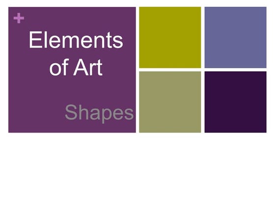 Basic art lesson shape and form | PPTX
