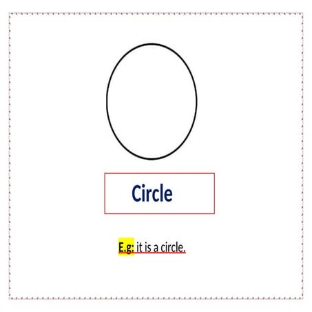 Shapes Flashcards for Kids in English Language | PDF