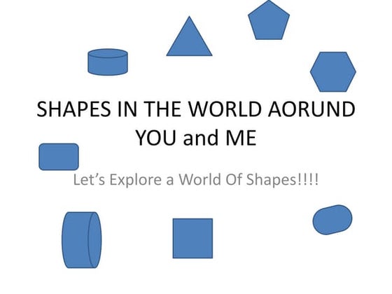 Shape powerpoint slides for K.G kids | PPT | Daycare and Pre-School ...