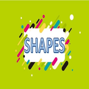 Shapes ppt | PPTX | Sports