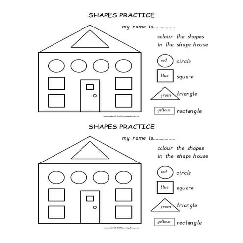 Shapes practice | PDF
