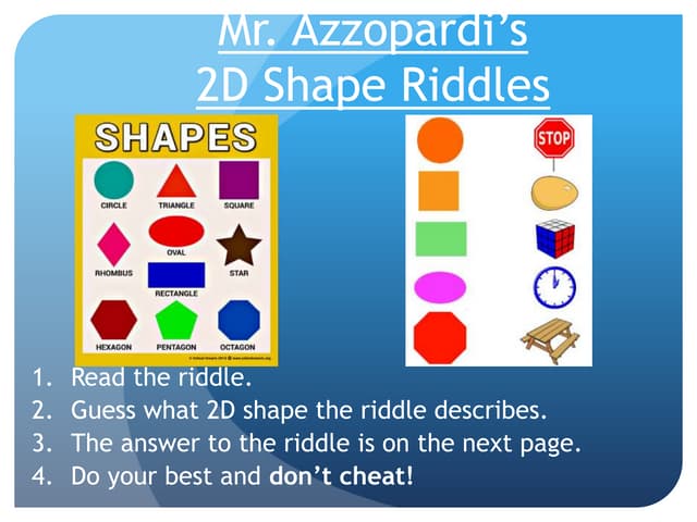 What 3D shape am I?
