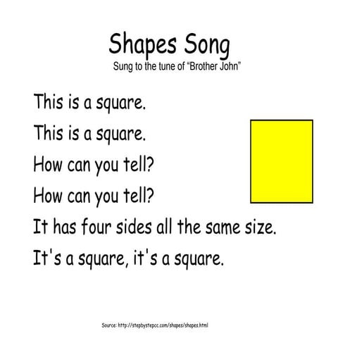 Shapes song | PPT