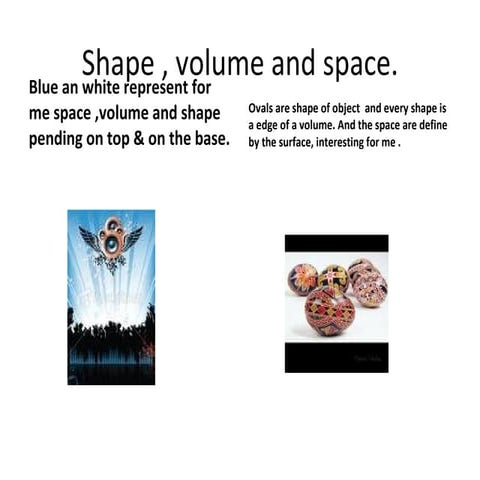 Shape, space and form