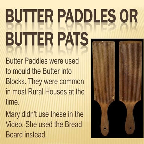 Shaping the butter | PPT
