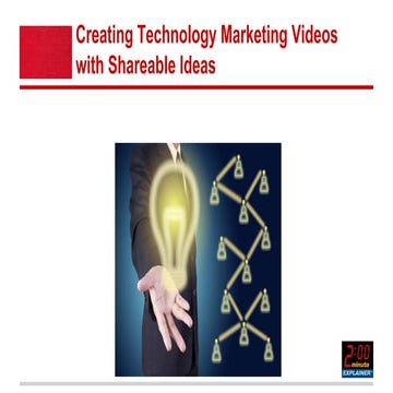 Technology Marketing Videos with Shareable Ideas | PDF | Marketing and ...