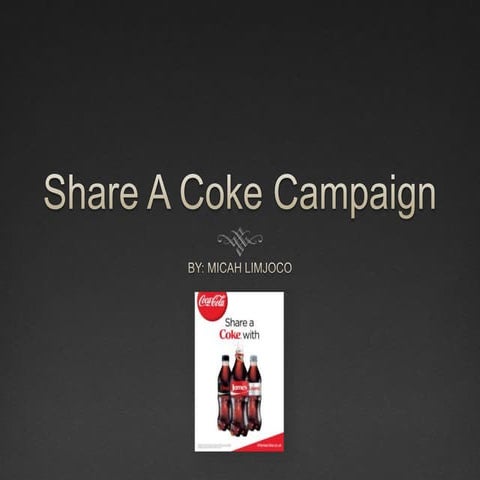 Share a coke | PPT