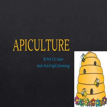 APICULTURE | ENTOMOLOGY | AGRICULTURE SYLLABUS | PPTX