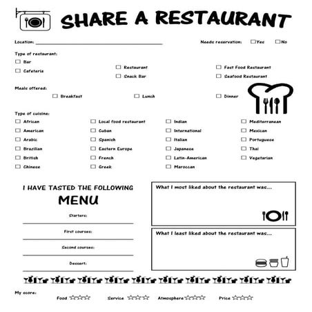 Share a restaurant | PDF