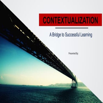 Contextualization/Localization of Lesson Plan | PPTX