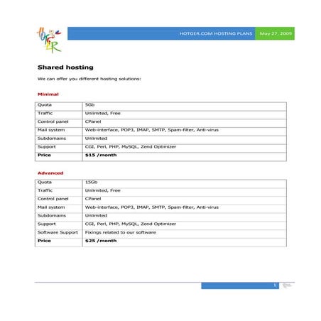Shared hosting | PDF