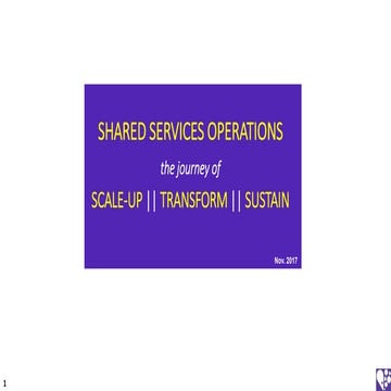 SRF’s Journey to Shared Services | PDF