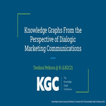 Knowledge Graphs From the Perspective of Dialogic Marketing ...