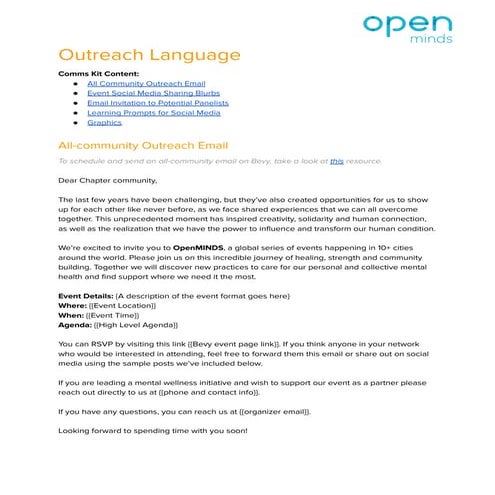[Shared] open minds comms kit | PDF