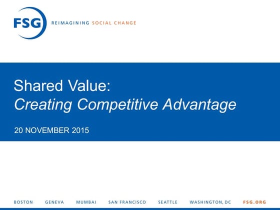Shared Value Partnerships | PPT