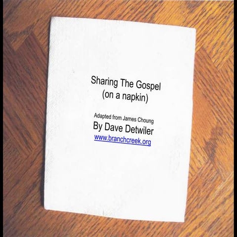 Share the Gospel on a Napkin | PPTX
